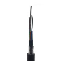 China GYTS53 GYTA53 Armored Fiber Optic Cable Outdoor 24 48 72 96 144 Core Standard Loose Tube Optical Fiber Cable for sale
