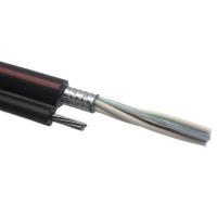 China Aerial Steel Messenger GYTC8S Figure 8 Self Supporting Fiber Optic Cable 12-144 CORE Length 1-5km per wooden drum for sale