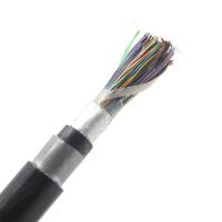 China Underground Jelly Filled multi Pairs 50 100 200 300 Pairs Armored Outdoor telephone cable Communication cable for sale