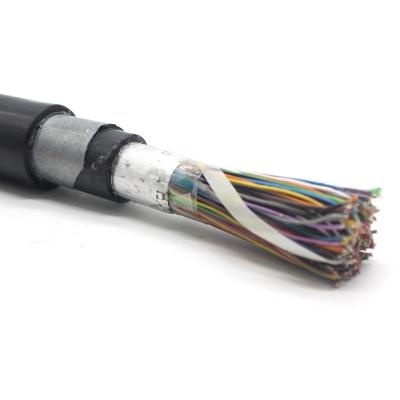 China 10 20 50 100 300 500 1200 pair Outdoor Aerial Copper Twisted Multi Pair Telecommunication Cable underground Telephone Cable for sale