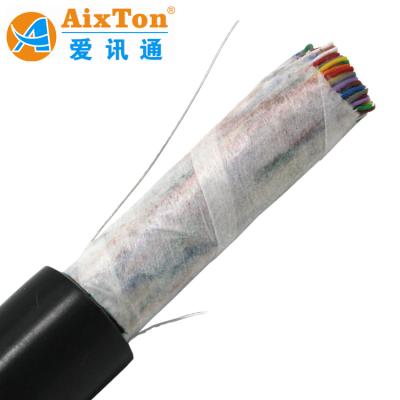 China Telephone cable 100 200 Pairs multi pair Communication Cabler 0.4mm 0.5mm Bare Copper J11 telephone cable for sale