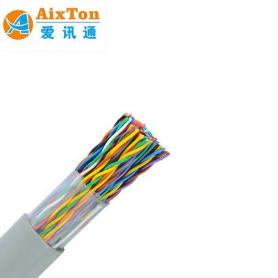 China Color Code HSYV Cat3 Multi Pair 50 100 200 Pairs Underground Indoor And Outdoor Telephone cable Communication Cable for sale