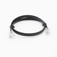 China 6 Core Pure Copper Flat Cable RJ12 Double-headed 6-core Telephone Cable for sale