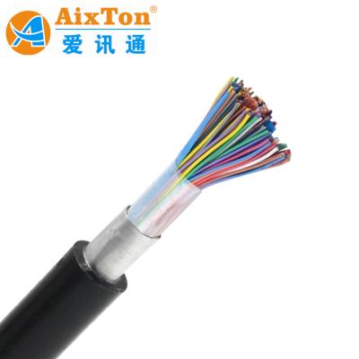 China CAT3 Telephone Cable 25 30 50 100 200 Pairs Telephone Cable 0.4mm 0.5mm 0.6mm Copper Multipair Cable for sale