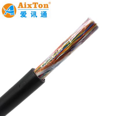 China cat5 cat3 10/16/20/25/30/50/100/200 pair outdoor cable dropwire field armoured telephone cable intercom cat3 cables telephone for sale