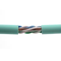 China CAT6 Ethernet Cable with 6.2mm LSZH Jacket and Color-coded PE Insulation for CMR Rated Installations for sale