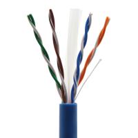 China High-Speed CMX CMR CMP 1000FT 305 Meters Indoor UTP Cable Cat6 U/UTP with PVC Jacket for sale