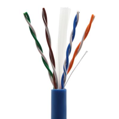China High-Speed CMX CMR CMP 1000FT 305 Meters Indoor UTP Cable Cat6 U/UTP with PVC Jacket for sale