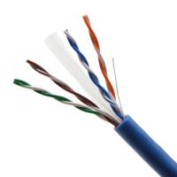 China CAT6 UTP Blue Network Cable CAT6A UTP Category Black Network Cable PASS FLUKE for sale