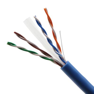 China Category 6 Unshielded 24AWG Oxygen-Free Copper Network Cable CAT6A 10Gigabit Indoor Computer CABLE for sale
