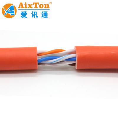 China AIXTON Cat6 UTP Indoor 4P 8C 23AWG Copper Ethernet Cable 4 Twisted Pairs PVC Jacket 305m/1000ft for sale