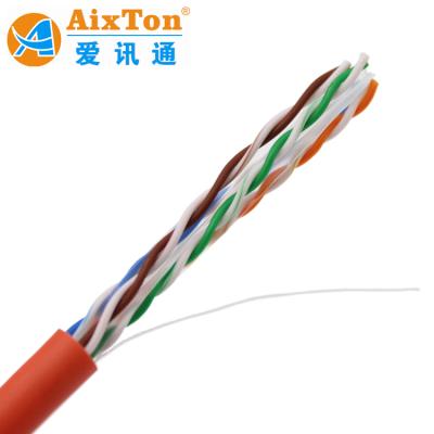 China 1 Gigabit Network Stable Fast indoor LSZH UTP Cable Cat6 copper Lan Cable for sale