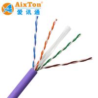 China Cat6 U/UTP LAN Network Cable 1000ft 305m Pull Box Faster Internet Speed CM CMX CMR CMP for sale