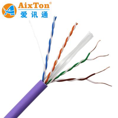 China CAT6 UTP FTP SFTP Bare Copper CCA Ethernet Cable CAT6 Indoor Network Cable CAT6 Lan Cable for sale