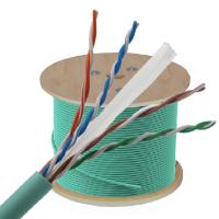 China OEM 1000ft Communication Cable UTP Cat.6 Network Indoor 24awg CCA UTP Cat6 Cable 305M Roll for sale