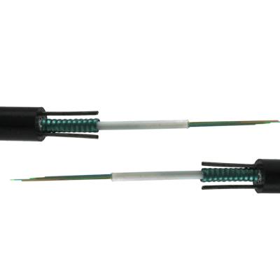 China Armored Fiber Optic Cable 6 12 24 Core GYXTW GYXTW53 Duct Direct Buried Communication Cable De Fibra Optica for sale