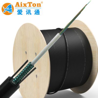 China GYXTW factory supply 6/12/24 cores single mode 50/125 fiber optical cable price list for outdoor for sale