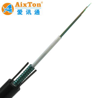 China Single-mode Fiber Optic Cable 5km 2km Factory Price 1 2 4 12 24 Core  Gyxtw for sale