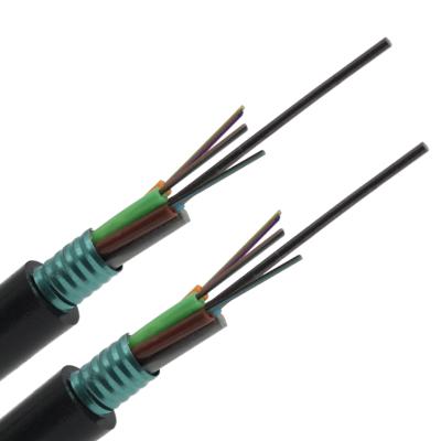 China Armored Fiber Optic Cable 6 12 24 Core GYTS GYTA53 Duct Direct Buried Communication Cable De Fibra Optica for sale