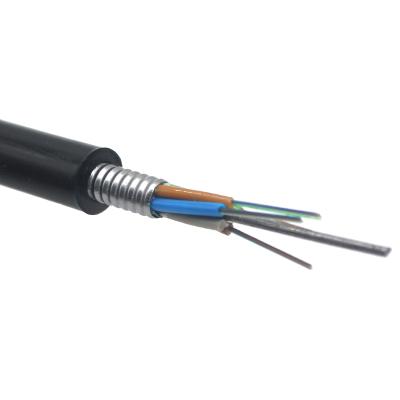 China 24 Core Outdoor Optical Fiber Cable GYTS Gyxtw53 for Direct Burial and Aerial for sale