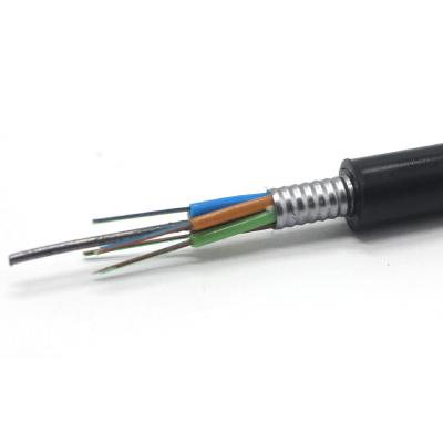 China Outdoor Singlemode Fiber Optic Cable Gyts LZSH Loose Tube Layer-stranded Optical Cable for sale