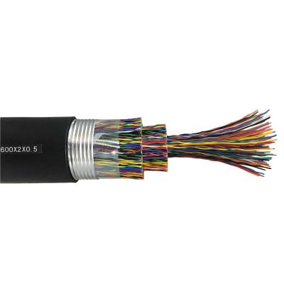 China Cat 3 Steel Tape Armored Underground 600 1000 1200 Pair Color Code Copper telephone Armored cable for sale