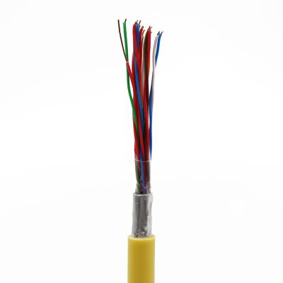 China 25 Pair Telephone Cable Twist Pair Multi Core Cat3 Cat5e Cable outdoor 0.5mm 0.6mm Copper Telephone Cable for sale