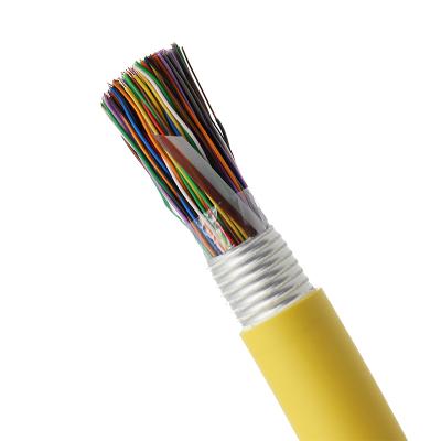 China 25 Pairs 50 Pairs 100 Pairs CAT3 Copper 24AWG LSZH Jacket Outdoor Telephone Cable with Aluminium Tape Moistureproof for sale