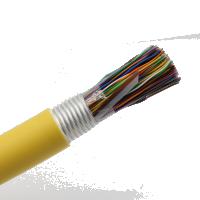 China Outdoor Telephone Cable Cat3 HYA HYAT HYAC HYV Multi Pairs Communication Cable with Jelly Filled Oil Filled for sale