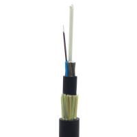 China Fiber Optic Cable Stranded G652d 48 Core Adss Optic Fiber Cable Kevlar Reinforced Cable for sale