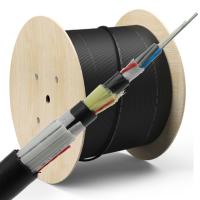 China Manufacturer cable in stock 36 core ADSS g652d fiber optic cable with PE/AT black jacket for sale
