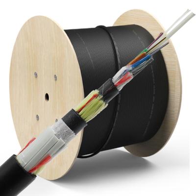 China ADSS Cable All Dielectric Self-supporting 12 24 48 96 144 Core three Jacket G652D Outdoor ADSS Fiber Optic Cable for sale