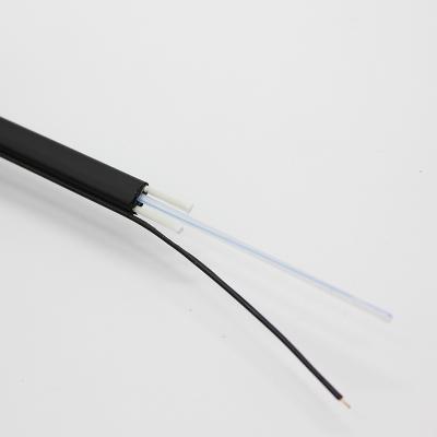 China Waterproof Opti-tap Corning LC APC connector fiber optic patch cord with G657A1 G657A2 Single mode Flat drop cable for sale
