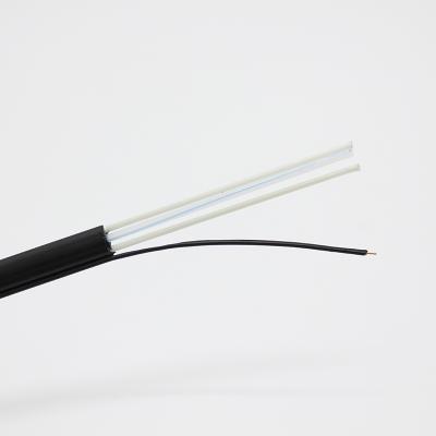 China FTTH Outdoor waterproof patchcord LSZH pre connectorized drop cable optic fibre cable with opti-tap connector for sale