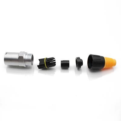 China LED HD Splicing Screen signal RJ45 Cable XLR Male Enclosure IP68 Outdoor Waterproof Cable for sale