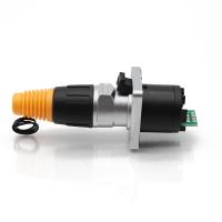 China Connector Waterproof Ethernet Rj45 Icstation Rj45 Waterproof Connector M19 Rj45 Waterproof Male Female Connector for sale