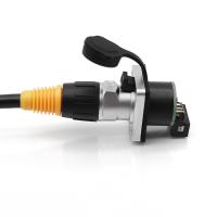 China 1 m LED HD Combined Screen signal Cable RJ45 Network Cable Connector Pair XLR Male Shell IP68 Outdoor Waterproof Cable for sale