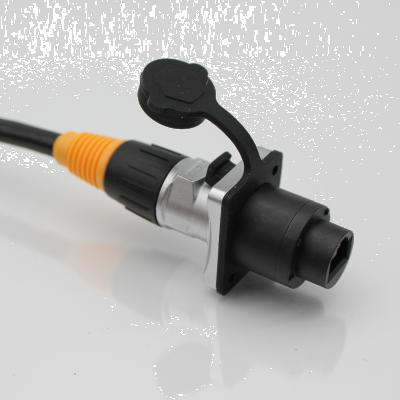 China OEM/ODM Cat6 10Gbps RJ45 8P8C Male to RJ45 8P8C Male Ethernet Cable with XLR Case for Audio Video Networking for sale