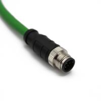 China High-Speed M12 X Coded 8pin to RJ45 CAT6A Cable IP67 Shielded for sale
