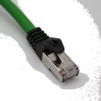 China M12 D Code 4 Pin to RJ45 Cable 100Mbps CAT6A SFTP Industrial Ethernet Cable IP67 Shielded for sale