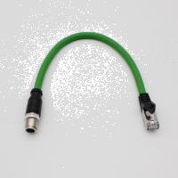 China IP67 Waterproof RJ45 Connector Locking Nut Outdoor Industrial  Shielded Cat5/CAT6 Male Female Power Cables for sale