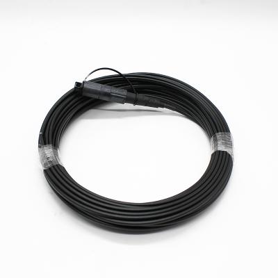 China Corning Pre Connectorized Cable Connector RRU BBU Fullaxs Flat Drop Cable Round Cable Waterproof Patch Cord for sale