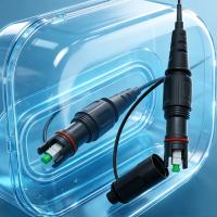 China IP68 Waterproof 1 Core Armored Corning Fiber Optic Patch Cord Optical Fttx FTTH Compatible Corning Optitap Sc/APC Connector for sale