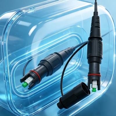China IP68 Waterproof 1 Core Armored Corning Fiber Optic Patch Cord Optical Fttx FTTH Compatible Corning Optitap Sc/APC Connector for sale