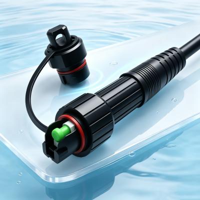 China G657A1 Rugged Drop Cable MPO to SC APC 12 Port Flex Terminal Compatible with Corning huawei for sale