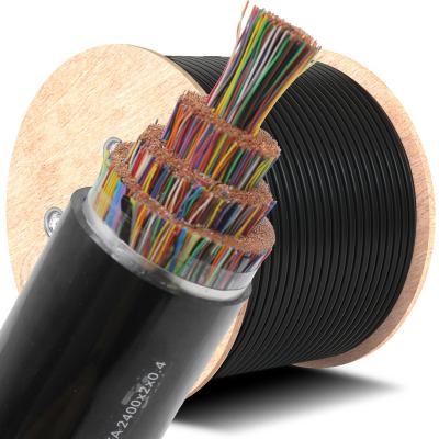 China Solid Pure Copper HYA CAT3 Outdoor Telephone Cable 10-200Pairs Underground Communication Cable for sale