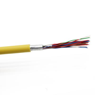 China Cat3 HYV HYAT Shielded Network Cable 10 20 25 50 Pair 26AWG/24AWG Indoor Outdoor Telephone Cable for sale