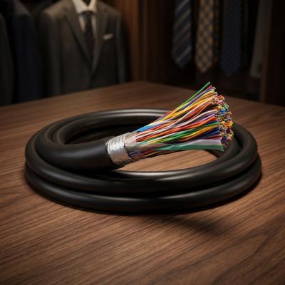 China CAT3 Indoor 2 Core Telephone Cable 15/25/50/100/200/300Pair Telephone Cords for sale