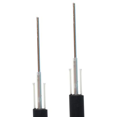 China GYFXTY All Dielectric Outdoor Waterproof Fiber Optic Cables Central Loose Tube FRP Strength Member for sale