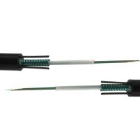 China Outdoor Single Mode G652D Armoured Fibre Optic Cable GYXTW Steel Wire for sale